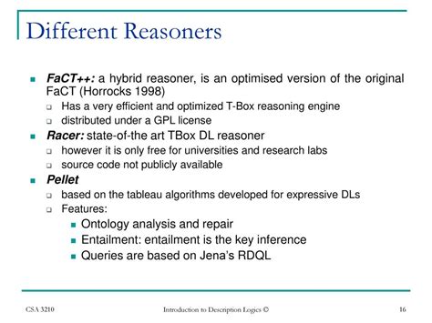 introduction to description logics ppt download