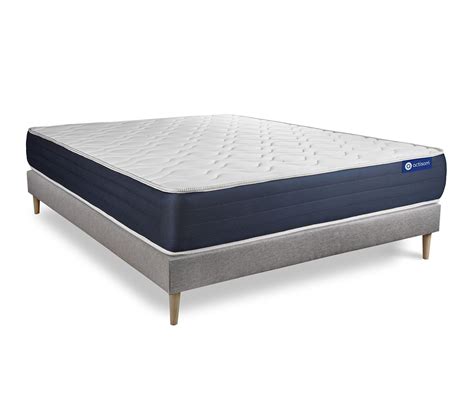 Ensemble Matelas Ressort 140x200 Actiflex Sleep Ep 22cm Avec Mémoire De