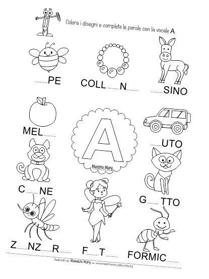 Schede Didattiche D Italiano Classe Prima Maestra Mary Word Search