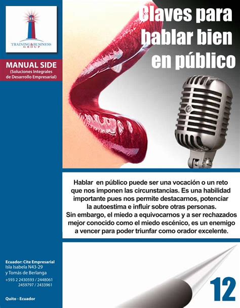 PDF Claves para hablar bien en público masterbusiness ec SIDE