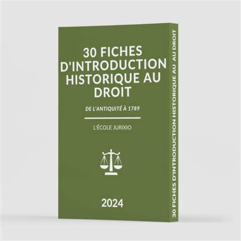 Introduction Historique Au Droit L Fiches Pdf Jurixio