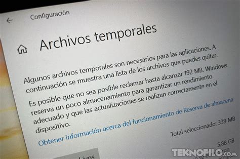 Cómo eliminar archivos temporales en Windows 10 Teknófilo