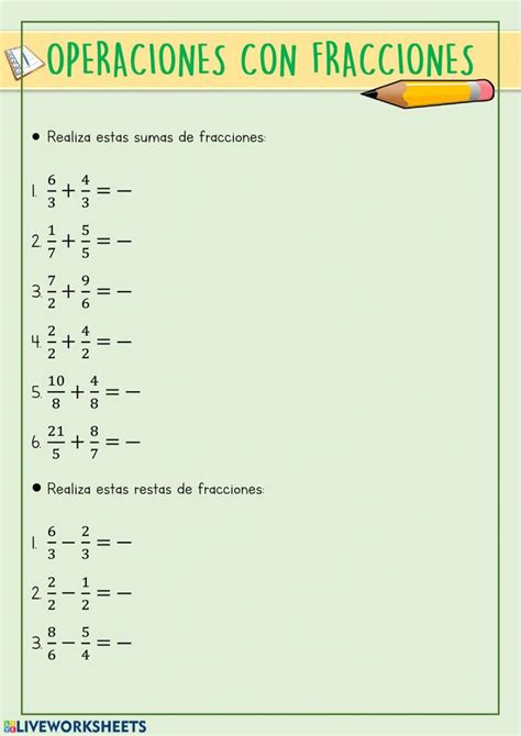 Actividad interactiva de Fracciones para 5º Puedes hacer los