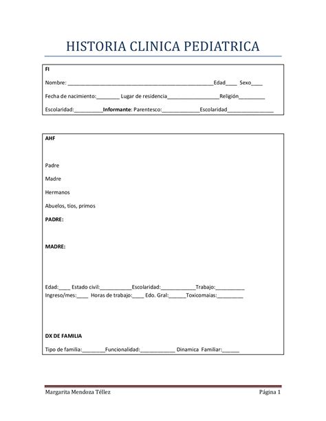 Historia ClÍnica PsicolÓgica 2 PDF Document