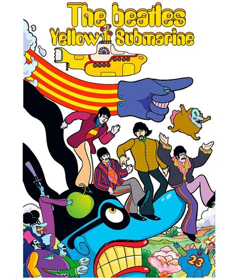 Camiseta Beatles Yellow Submarine Infantil Tumbalacatumba Store