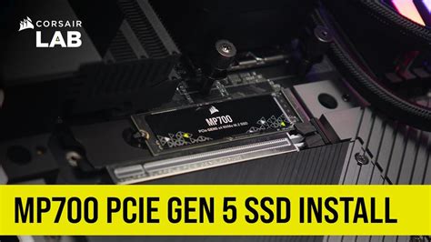 How To Install CORSAIR MP700 PCIe Gen 5 M 2 NVMe SSD YouTube