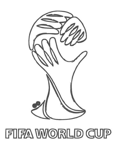 Coloriage Coupe du Monde à imprimer sur ColoriageEnfant