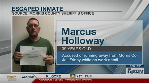 Authorities Continue Search For Inmate Who Escaped Morris County Jail