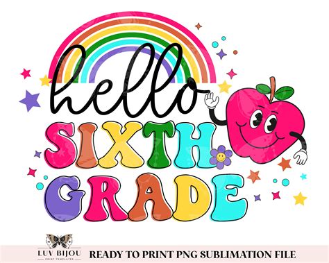 Sixth Clip Art