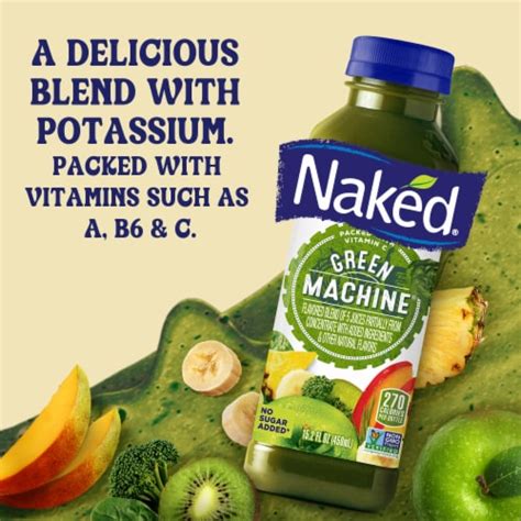 Naked Juice Green Machine Flavored 100 Juice Smoothie Blend 15 2 Fl