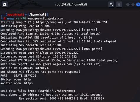 Host Discovery In Nmap Network Scanning GeeksforGeeks