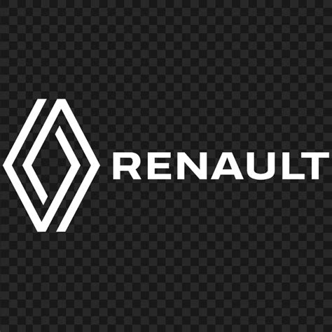 HD Renault New White Logo Transparent PNG Citypng
