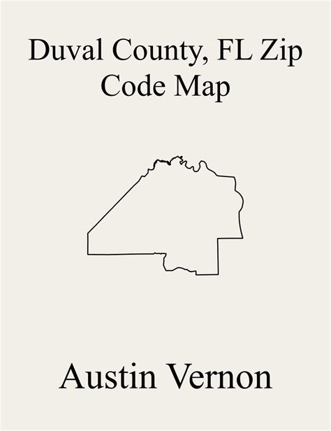 Duval County Florida Zip Code Map Includes Jacksonville East