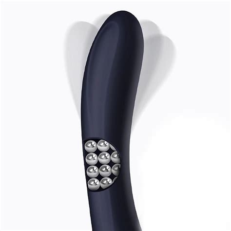 Royalspace Vibrador Con Lenguas Estimuladoras Y Bolas Internas 360º Azul Noche Secreta