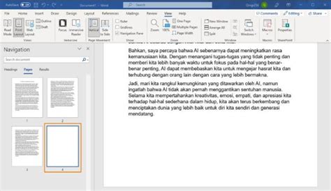3 Cara Menghapus Halaman Kosong Di Word Dengan Gambar Malas Id