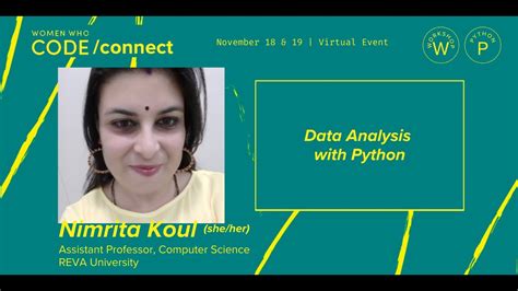 Data Analysis With Python YouTube