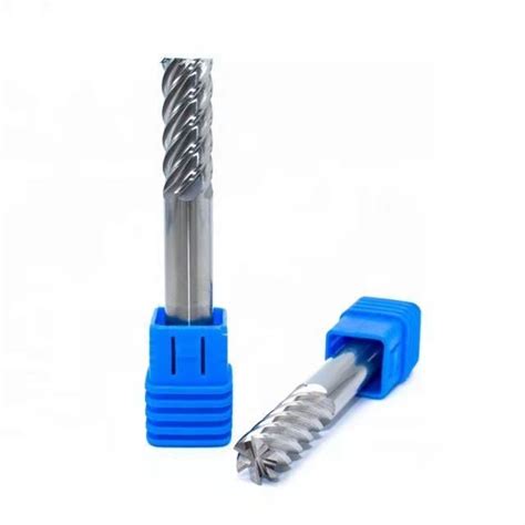 HRC45 55 65 4 6 Flute Square Tungsten Carbide End Mill CNC Milling