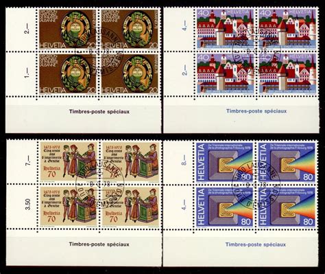 1978 Sonderpostmarken Viererblöcke ET Kaufen auf Ricardo