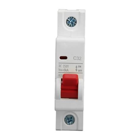 Mini Disjoncteur 1P DC 250V 32A MCB Interrupteur De Déconnexion Cc Pour