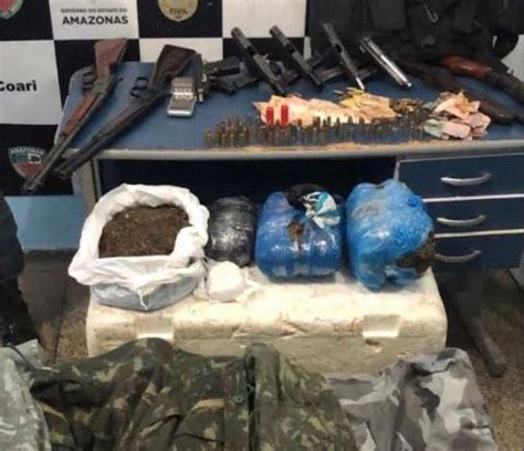 PC e PM deflagram ação em Coari e apreendem armas munições drogas SSP