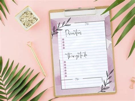 To Do List Printable To Do List Planner Page Productivity Etsy