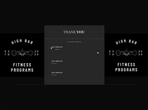 Personal Trainer Program Template Forms Bundle Exercise Selection