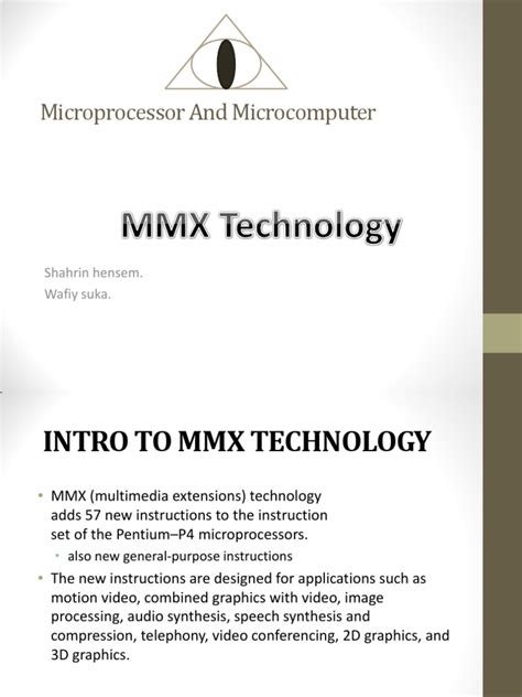 an introduction to mmx technology enhancing microprocessors with packed data extensions pdf