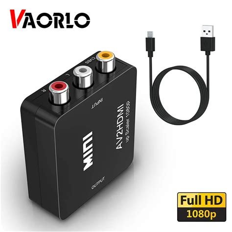 RCA To HDMI Compatible AV To HD GANA 1080P Mini RCA Composite CVBS AV