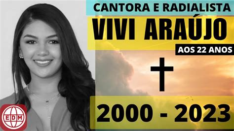 Morreu a cantora e radialista Vivi Araújo aos 22 anos em trágico