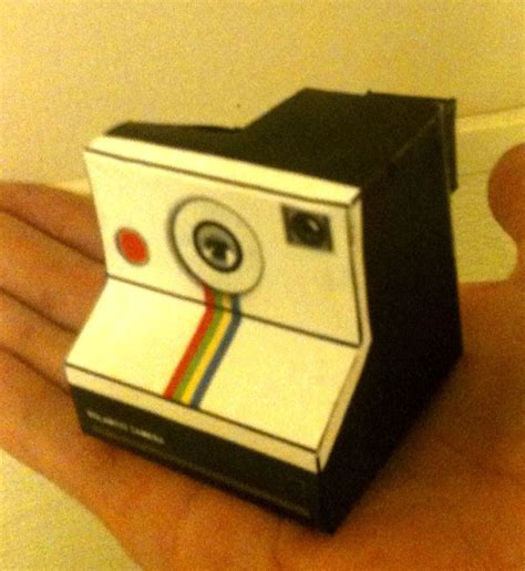 Polaroid Camera Papercraft Paper Crafts Rubiks Cube Polaroid Camera