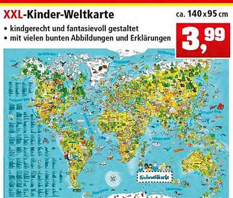 Xxl Kinder Weltkarte Angebot Bei Thomas Philipps
