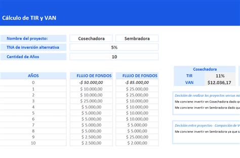 Calcular Van Y Tir Online Image To U