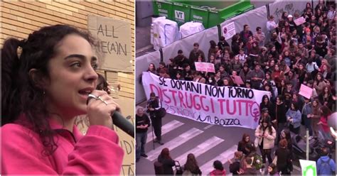 Se Domani Non Torno Distruggi Tutto Il Presidio Alla Sapienza Per