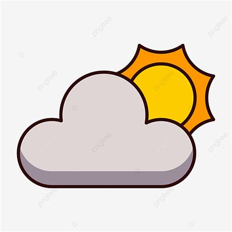 Ilustración De Dibujos Animados De Nubes Y Sol PNG Nube Dom Dibujos