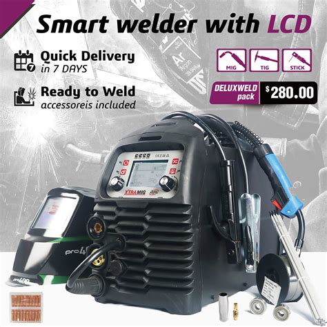 New Smart Inverter Synergic MIG Welding Machine 200 TIG MMA Mag MIG