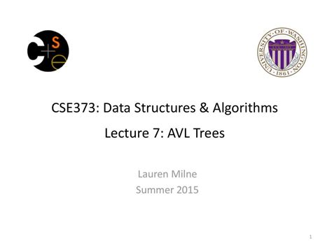 cse373 data structures and algorithms lecture 7 avl trees ppt download