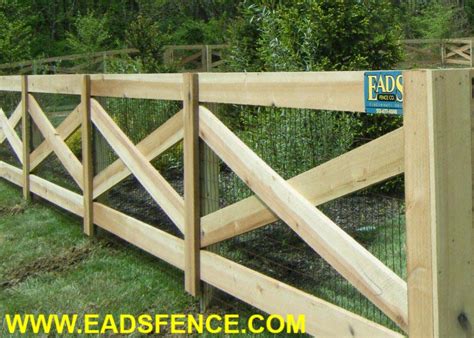 Ohio Fence Company Eads Fence Co 4 Rail Crossbuck Fence Photo Gallery