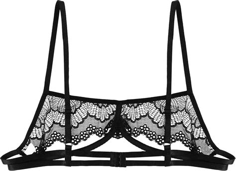 Amazon Renvena Men S Lace See Through Cupless Sissy Bra Tops Deep