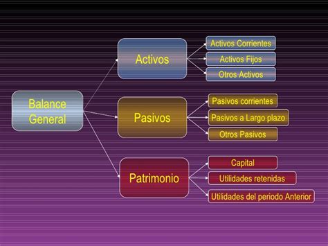 Estructura Del Balance General Cuadro Sinoptico