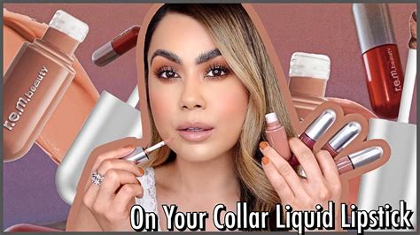 R E M Beauty On Your Collar Liquid Lipstick Review YouTube