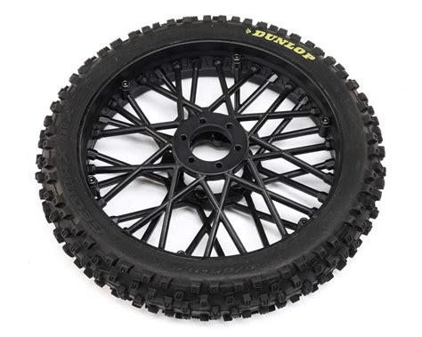 Losi Promoto Mx Dunlop Mx Front Pre Mounted Tire Black Los