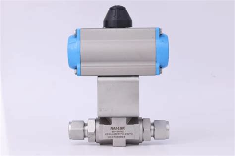 Nai Lok Pneumatic Actuator High Pressure 6000psi 1 2inch Stainless