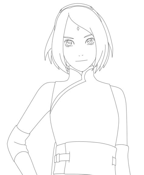 Desenhos De Sakura Haruno 4 Para Colorir E Imprimir ColorirOnline