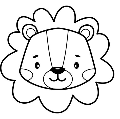 libro de colorear o página para niños ilustración de contorno blanco y