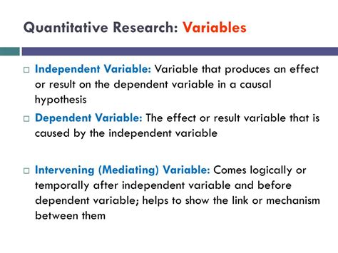 Types Of Variables In Research Chapter 4 RESEARCH HYPOTHESIS AND
