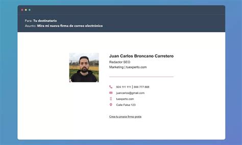 Insatisfecho Arma Falange Plantilla Html Para Firma De Correo Formar