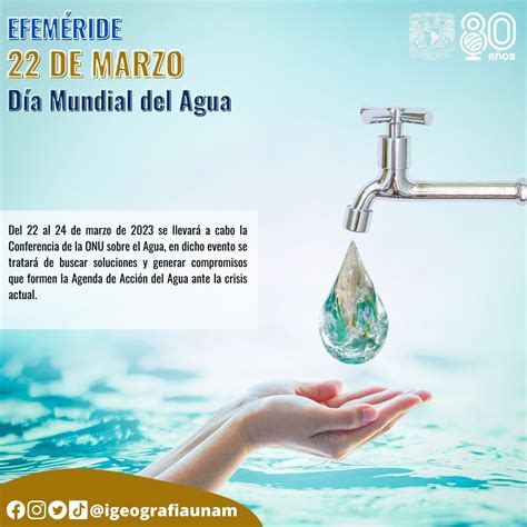 Instituto de Geografía UNAM on Twitter DíaMundialdelAgua Sé el