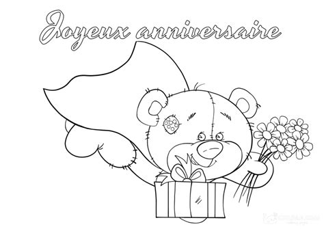 50 Coloriages Joyeux Anniversaire A Imprimer