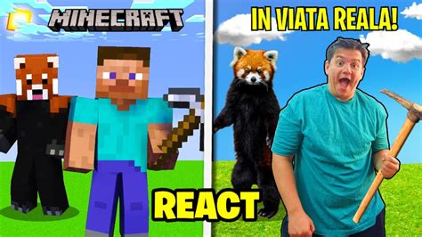 Nocivanu Reactioneaza La MINECRAFT IN VIATA REALA Cu Klorna YouTube