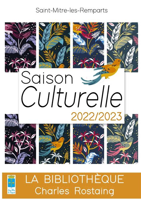 Calaméo Bibliothèque Saison Culturelle 2022 2023